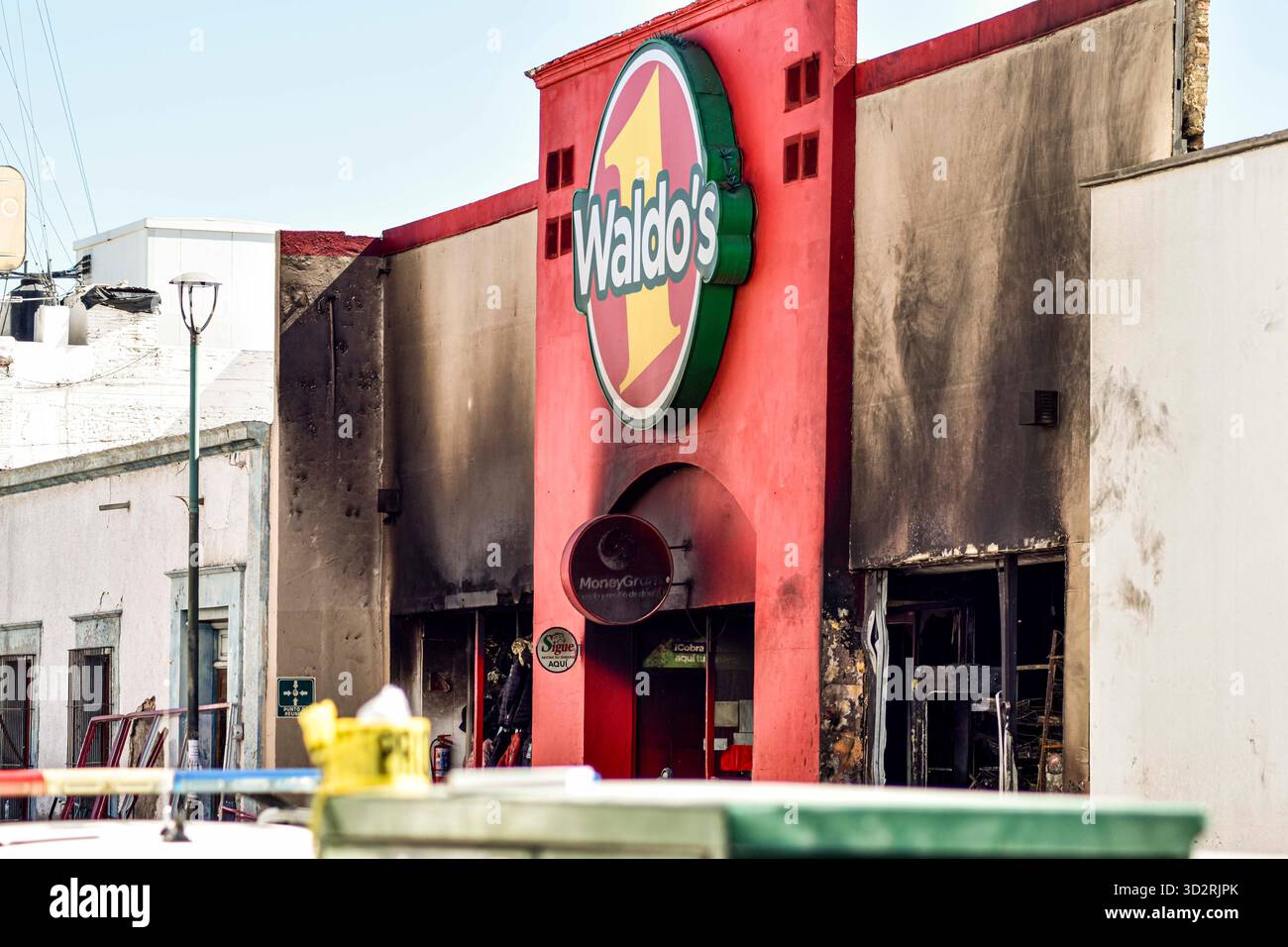 The Waldo's store where an explosion and fire yesterday left 23 people ...