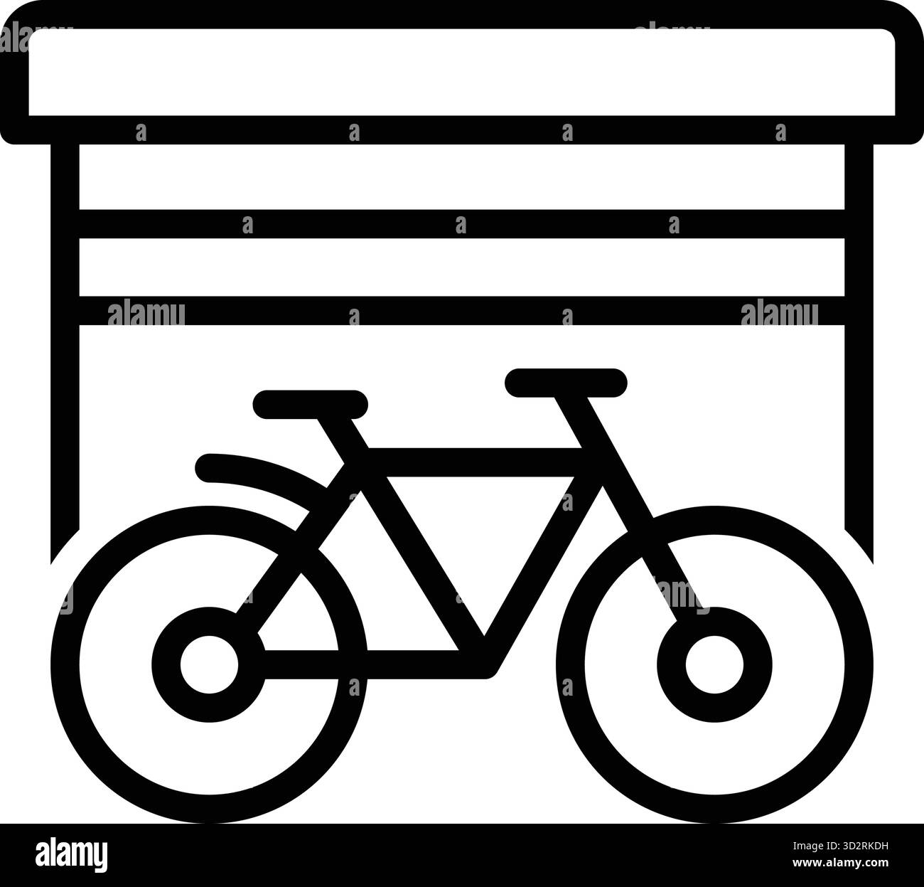 Cycle storage icon Stock Vector Images - Alamy