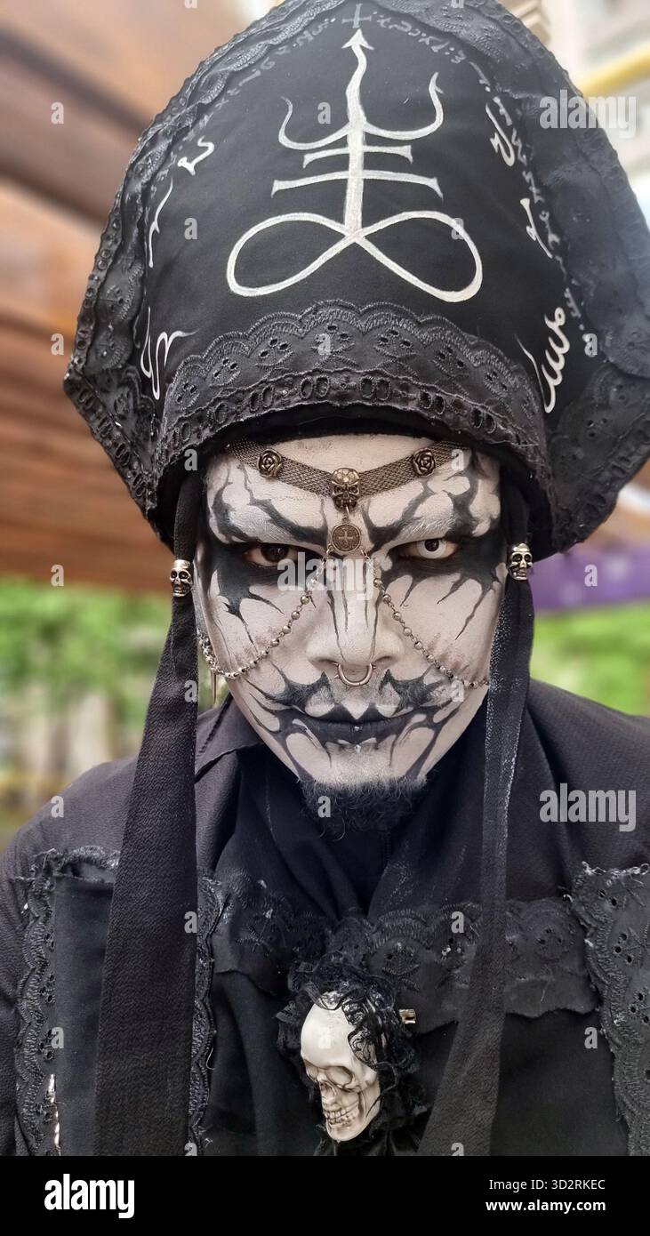 Revelers take part in the Zombie Walk, marking Day of the Dead in Sao Paulo, Sunday, Nov. 2 ...