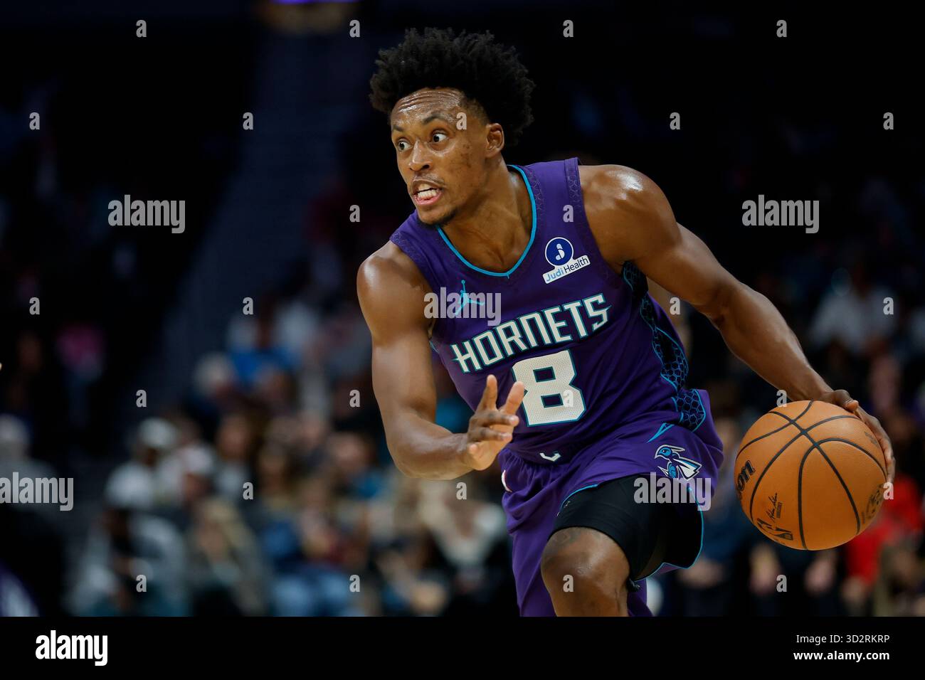 Charlotte Hornets guard Collin Sexton drives to the basket against the ...