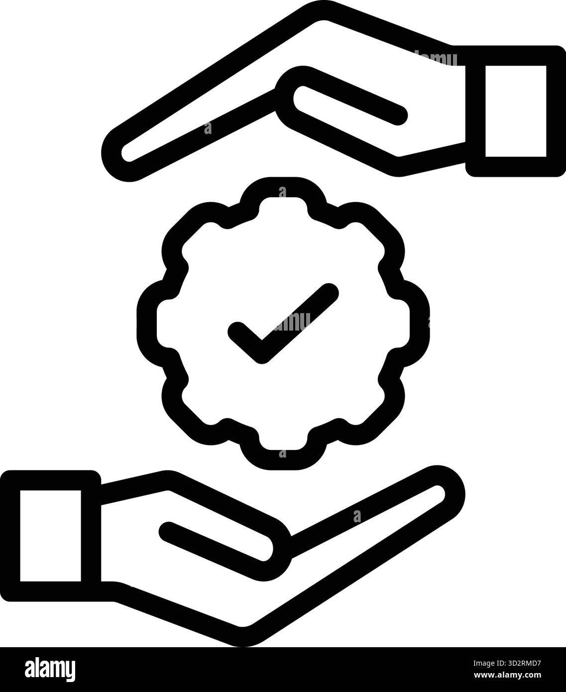 Icon mutual support Stock Vector Images - Alamy