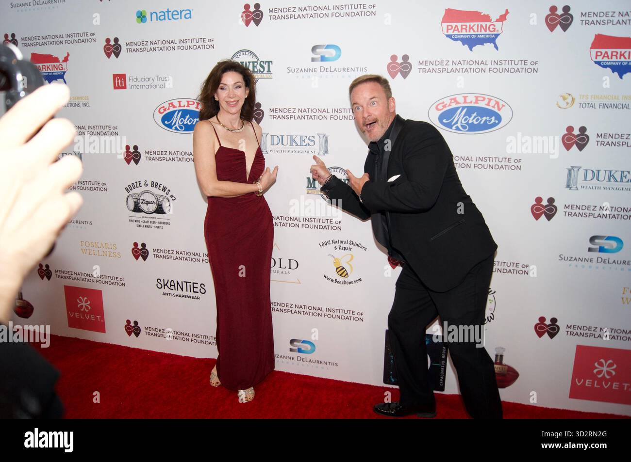 Kristina Dukes and Christopher M. Dukes attend the MNITF Holiday Gala ...