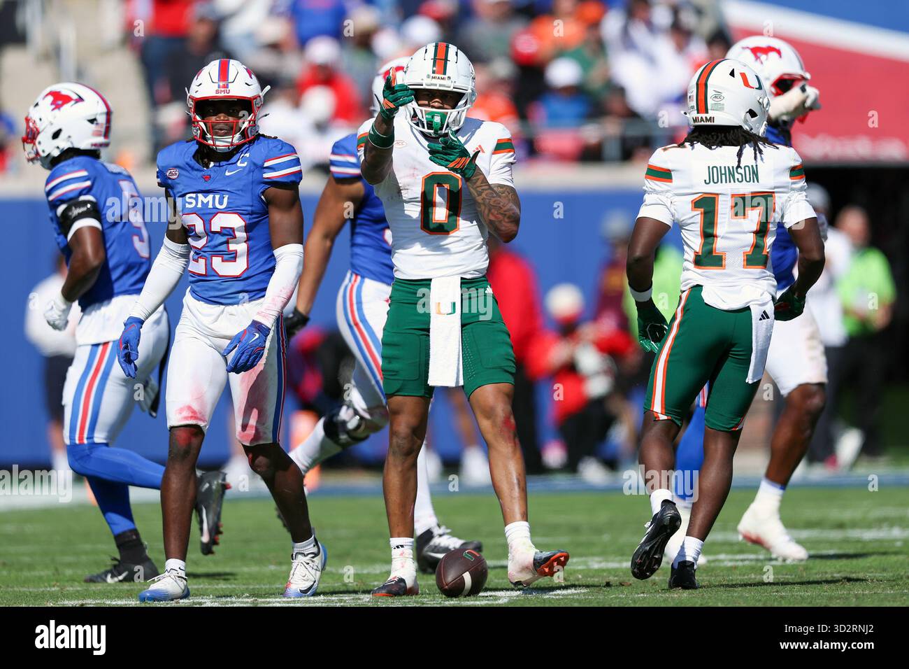 November 1, 2025: Miami Hurricanes wide receiver Keelan Marion (0 ...
