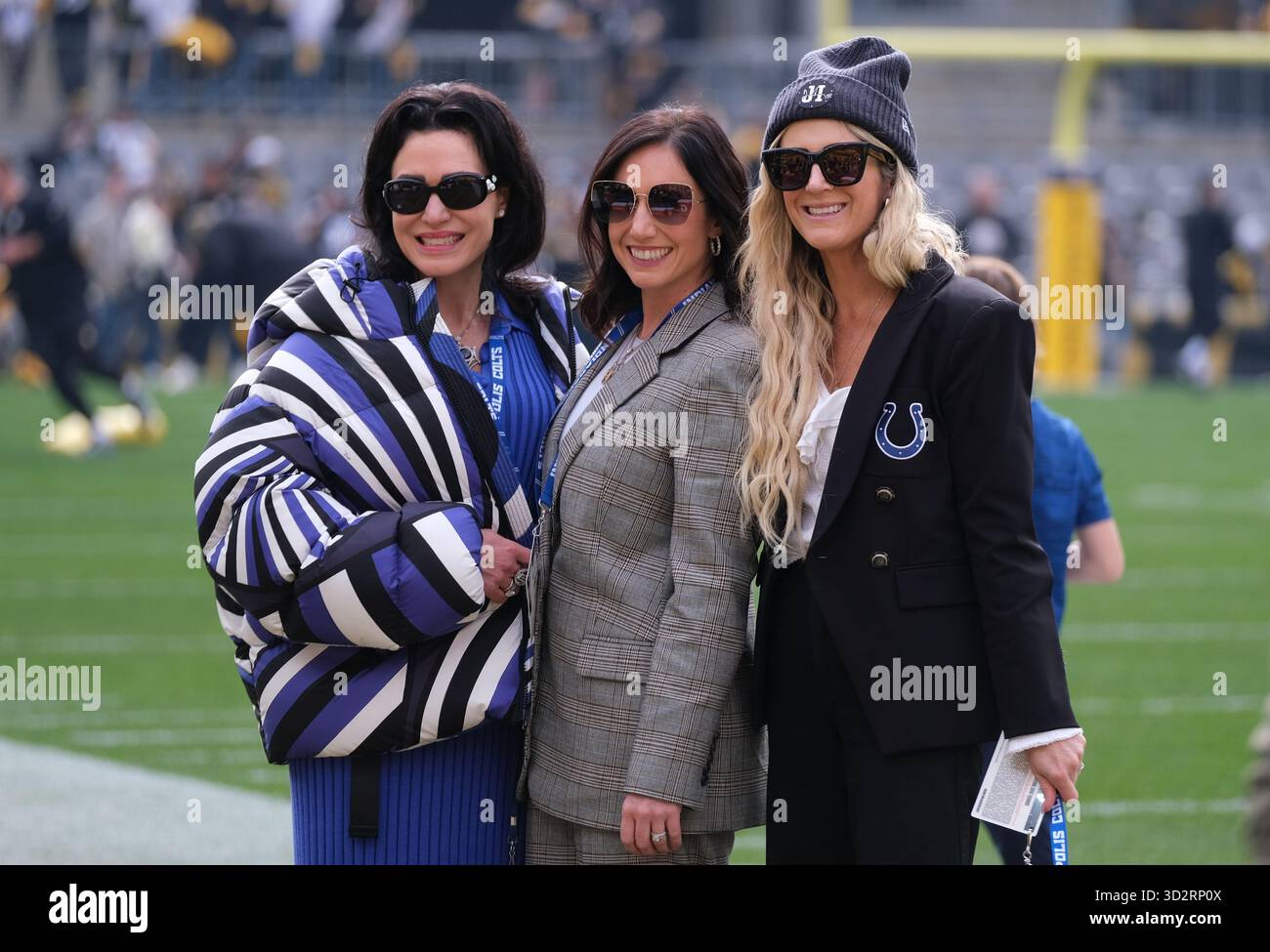 Nov 2, 2025: Carlie Irsay-Gordon, Kalen Jackson and Casey Foyt Colts ...