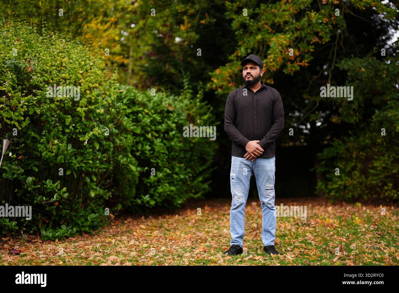 The sole survivor of the Air India crash, Vishwash Kumar Ramesh, poses ...