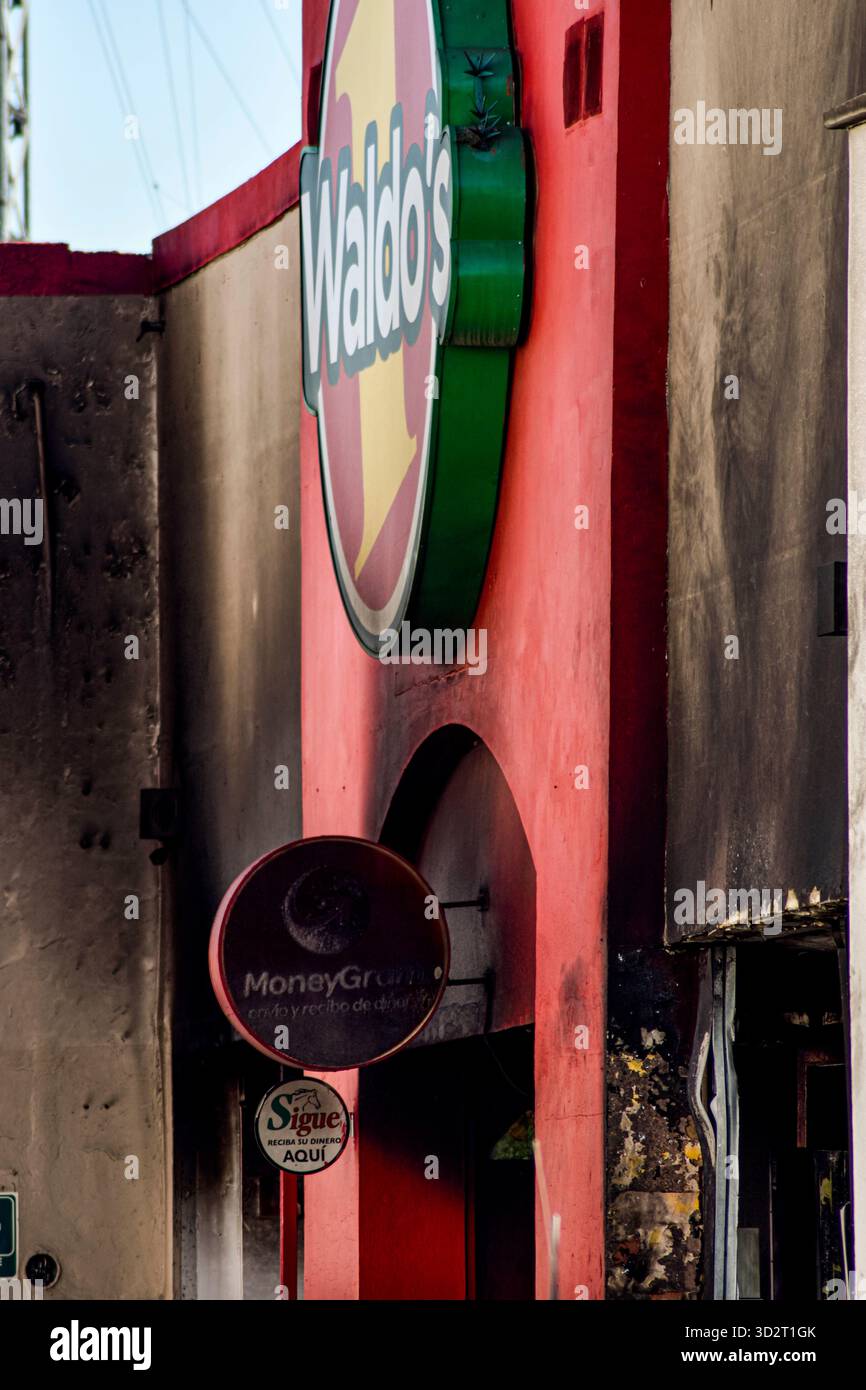 The Waldo's store where an explosion and fire yesterday left 23 people ...