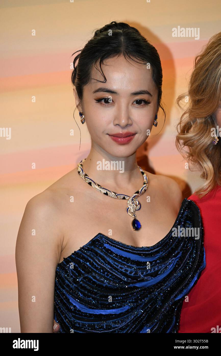 Taiwanese singer, songwriter, and actress Jolin Tsai attends an ...