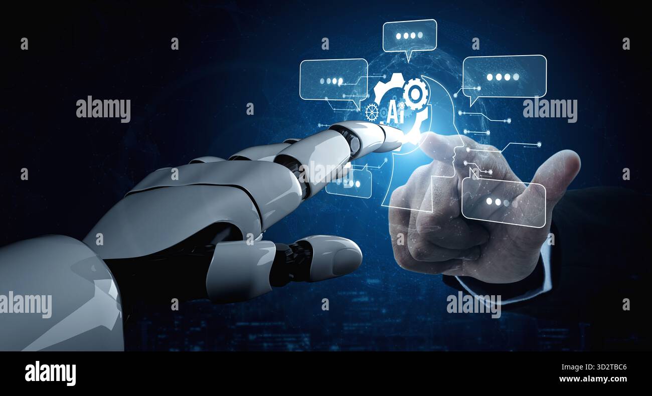 AI Virtual Assistant Artificial Intelligence Chatbot Controlled by ...