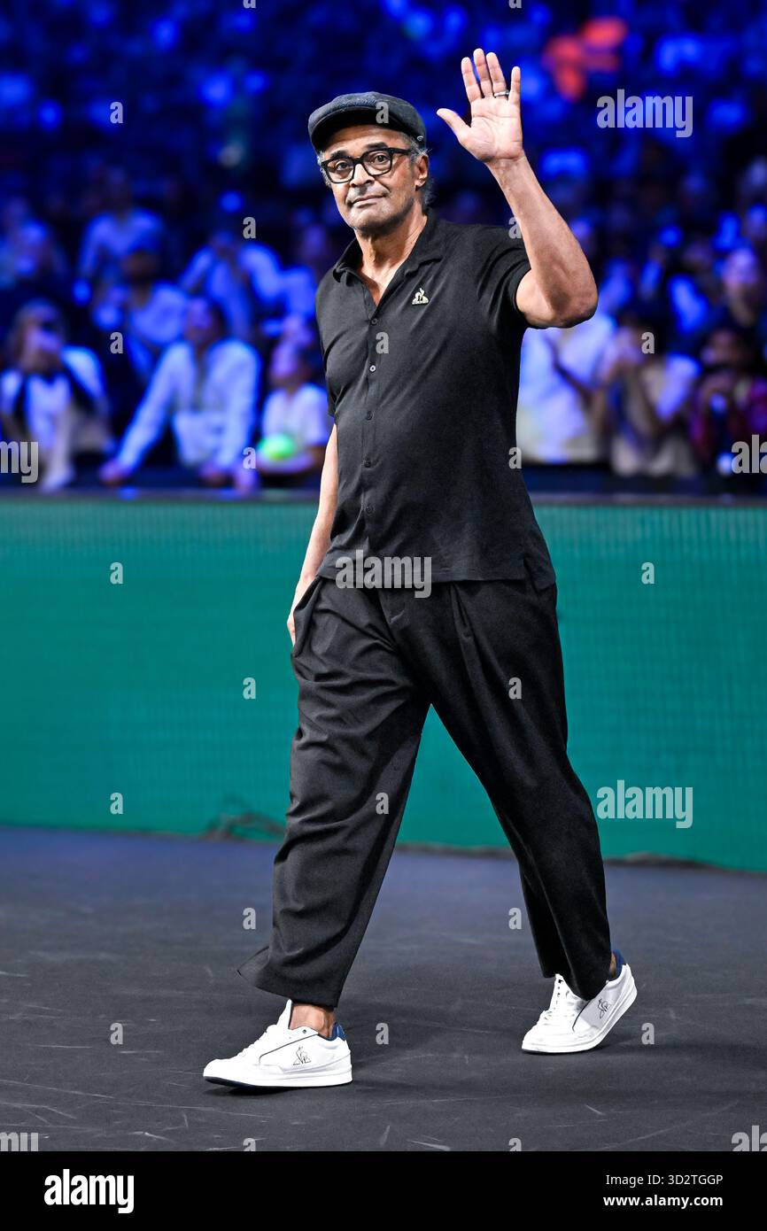Yannick Noah during the Rolex Paris Masters 1000 ATP tennis tournament ...