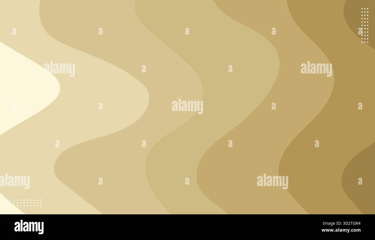 Elegant Brown Wave Background Design. Vector Illustration Stock Vector ...