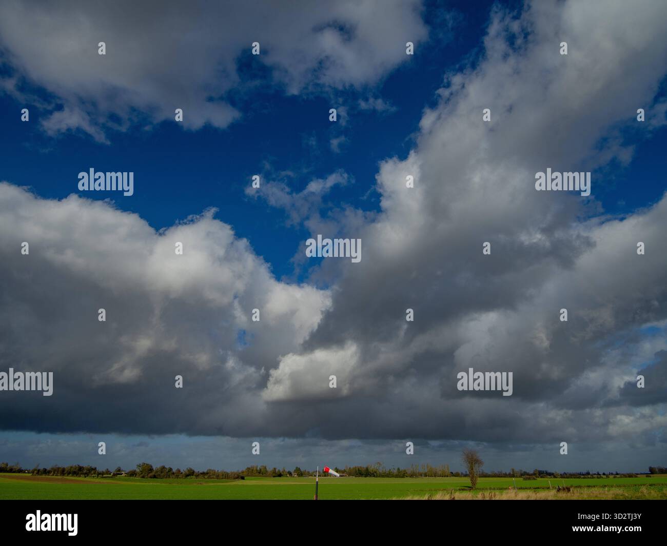 Illustration - Cloudy weather, rain, and wind in Normandy, Bernay ...