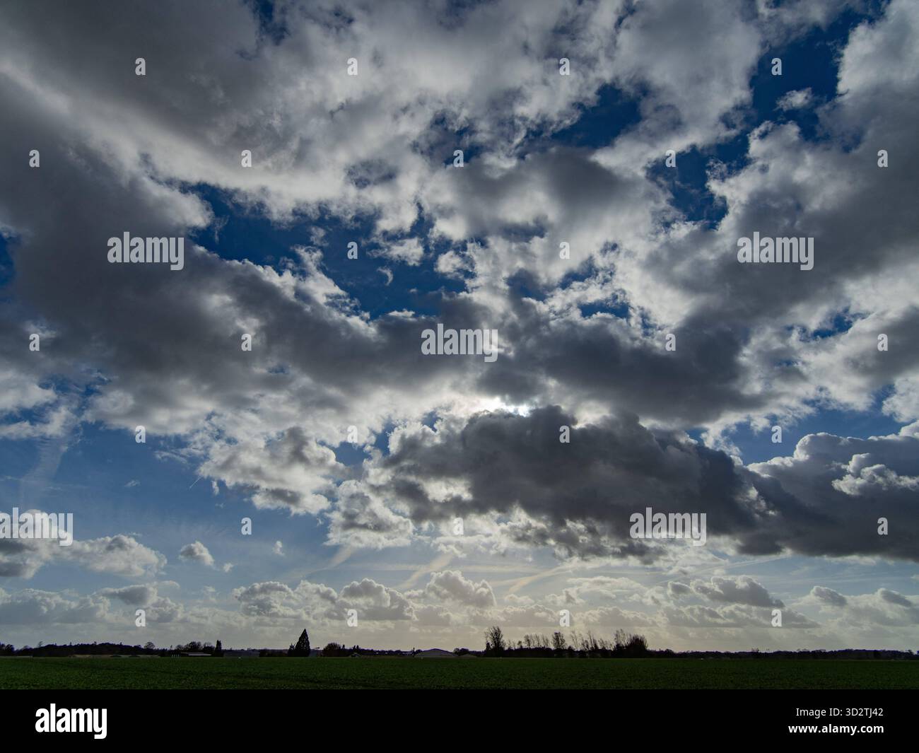 Illustration - Cloudy weather, rain, and wind in Normandy, Bernay ...