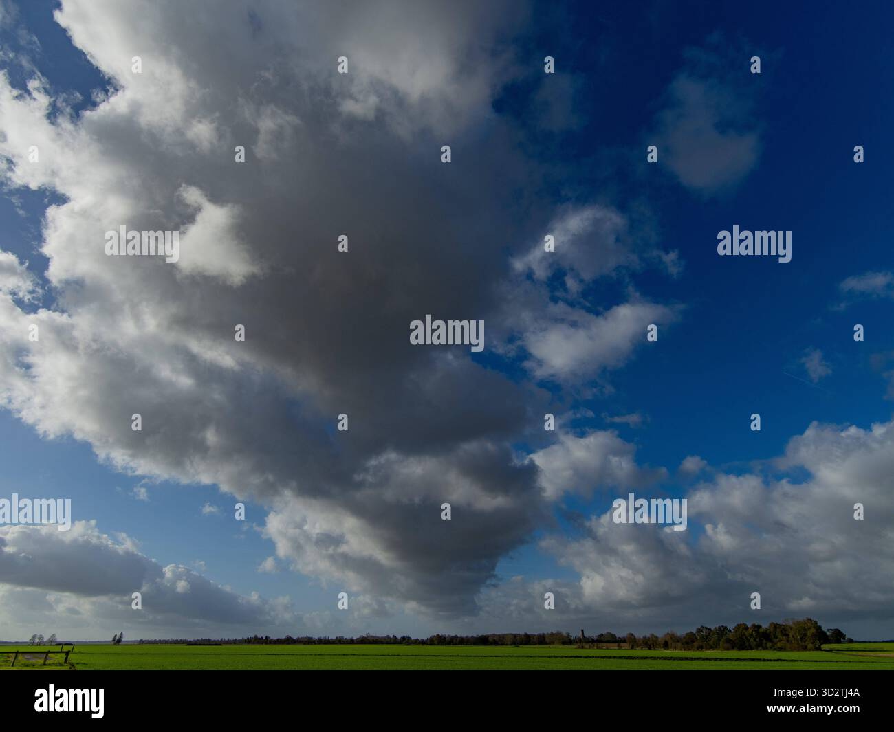 Illustration - Cloudy weather, rain, and wind in Normandy, Bernay ...