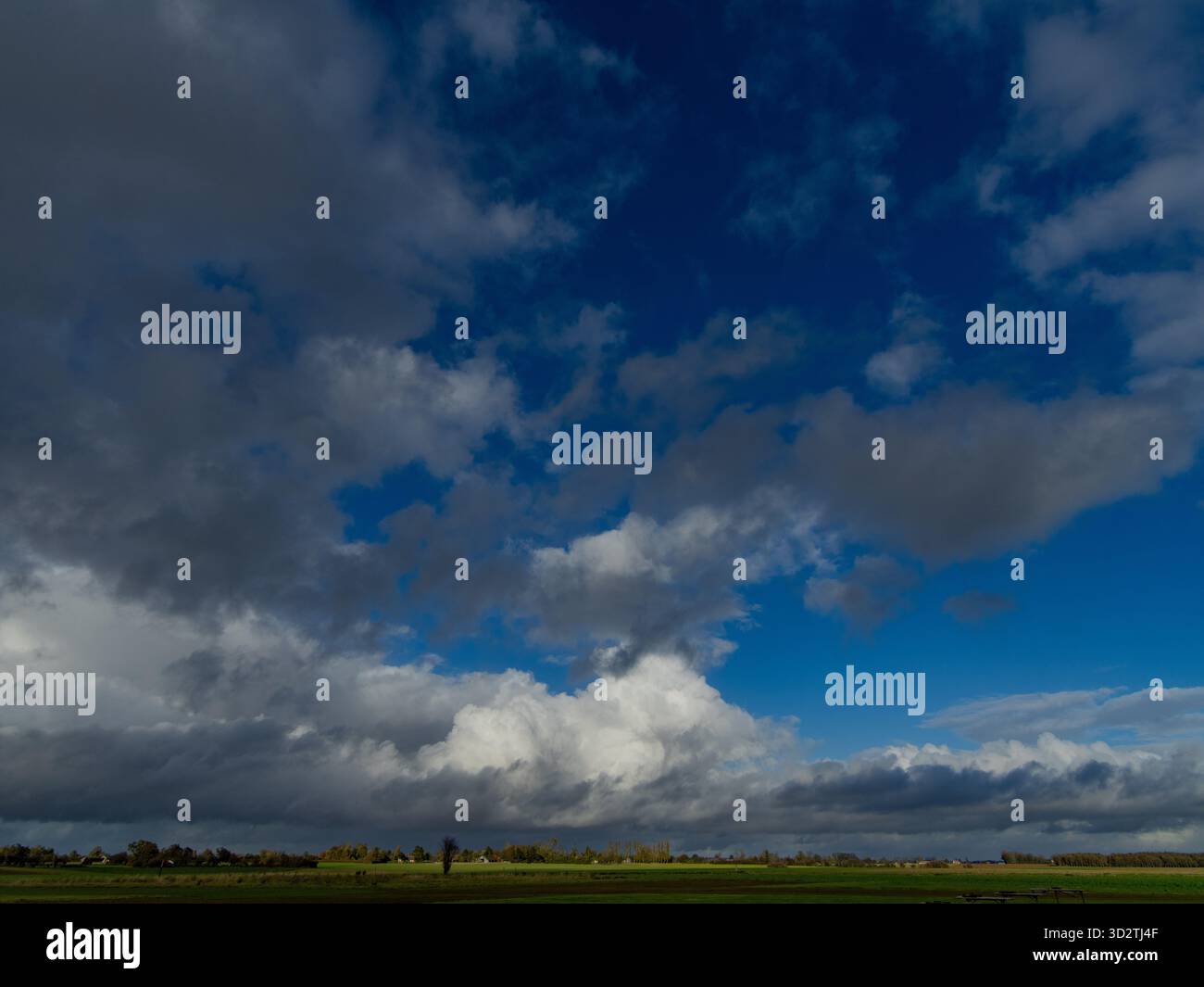 Illustration - Cloudy weather, rain, and wind in Normandy, Bernay ...