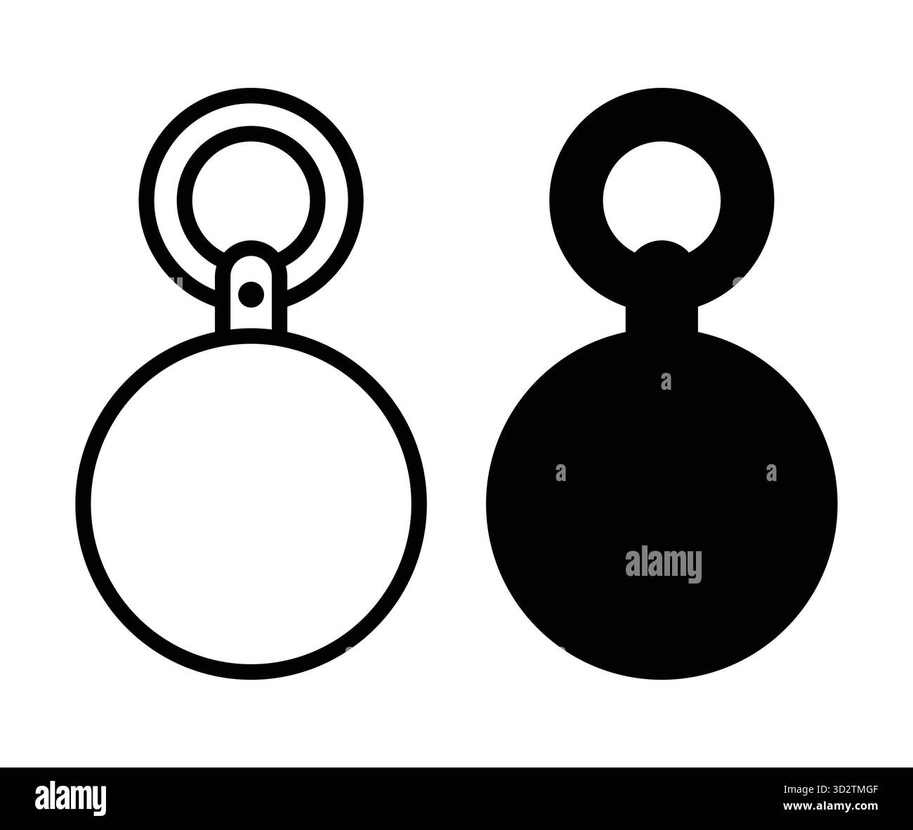 Round shape features Black and White Stock Photos & Images - Alamy