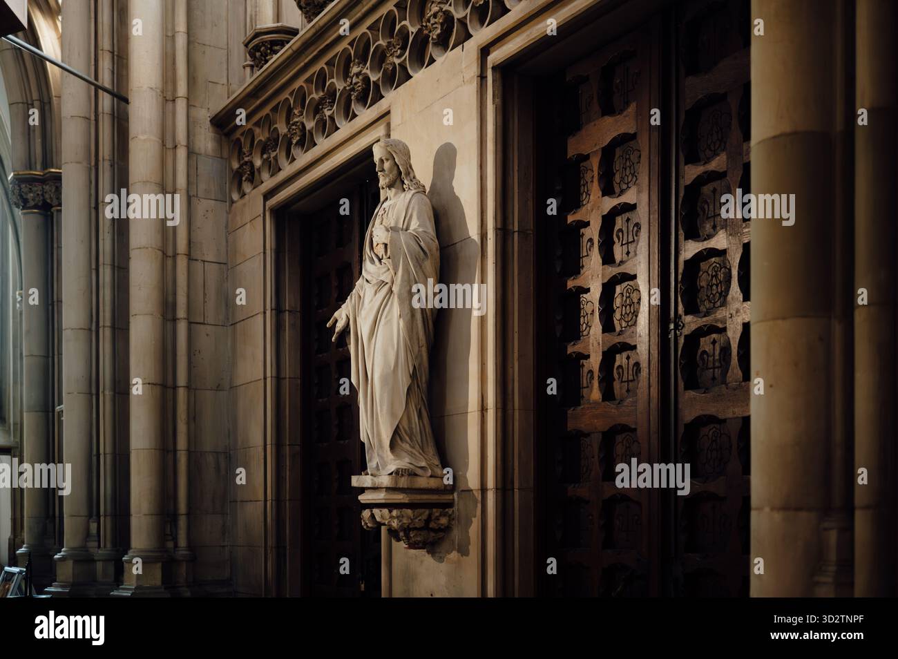 Statue of Jesus Christ Inside St. Lamberti Church, Münster Germany ...