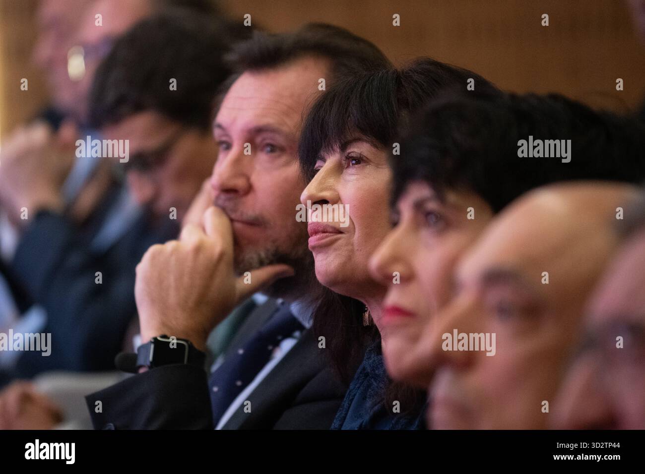 The Minister of Equality, Ana Redondo, during a breakfast briefing ...