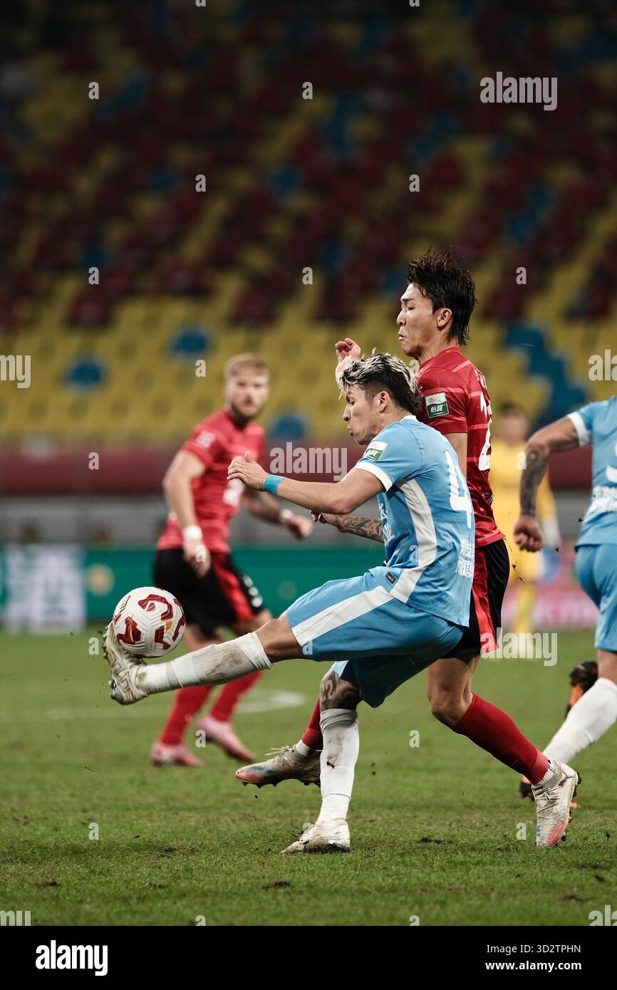 Henan Jiuzu Dukang Football Club defeated Chengdu Rongcheng Football ...