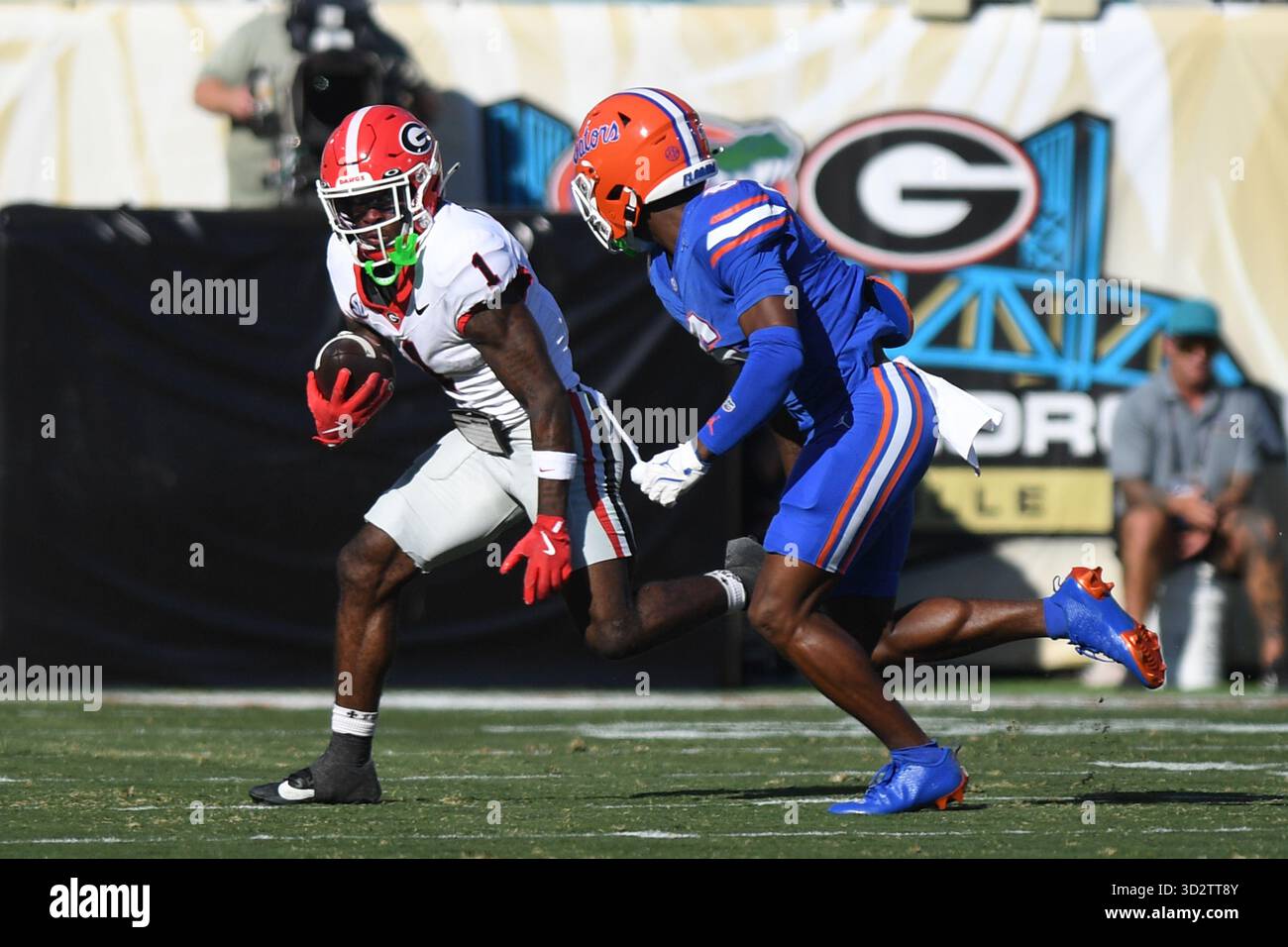 JACKSONVILLE, FL - NOVEMBER 01: Wide receiver Zachariah Branch #1 of ...