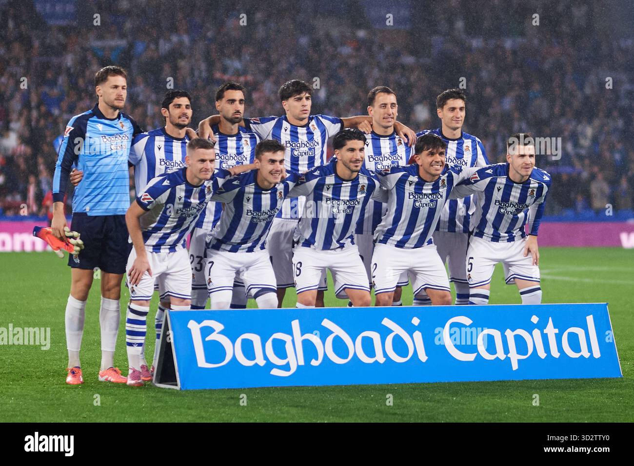 Real Sociedad team during the LaLiga EA Sports match between Real ...