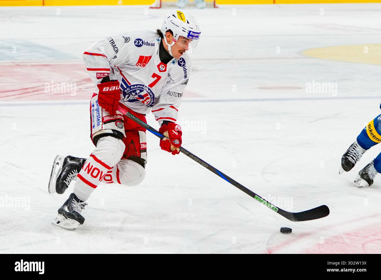 DAVOS, SWITZERLAND - NOVEMBER 1: Luca Capaul of Lakers during the Swiss ...
