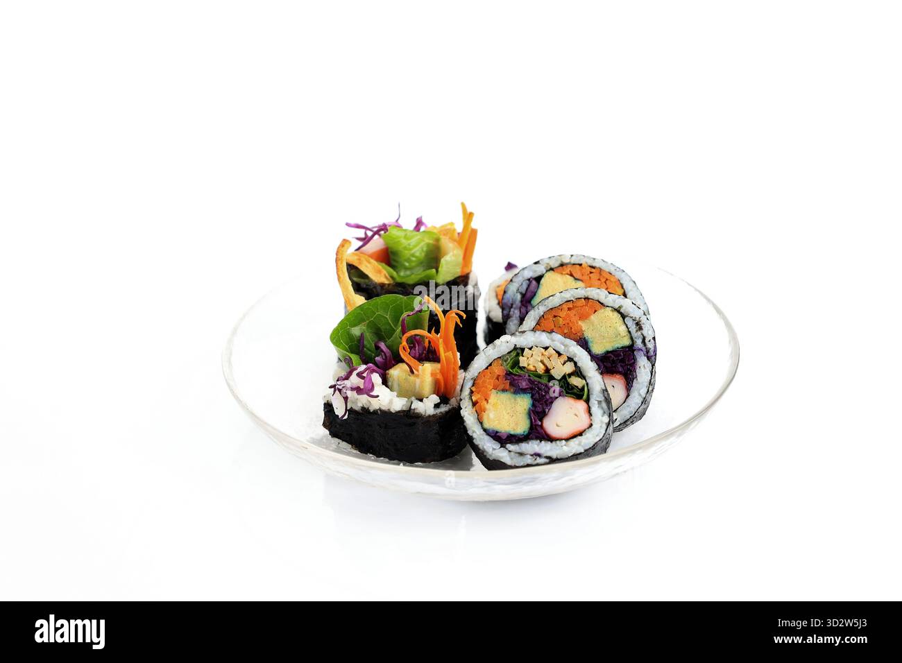 Roll kimchi cabbage korean Cut Out Stock Images & Pictures - Alamy
