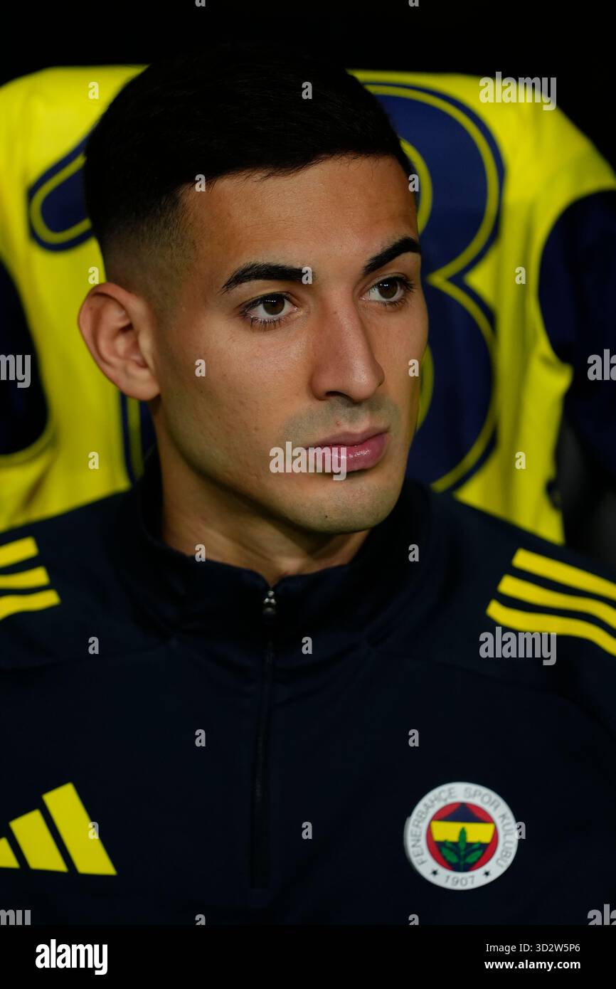Mert Muldur of Fenerbahce SK seen in action during the Turkish Super ...
