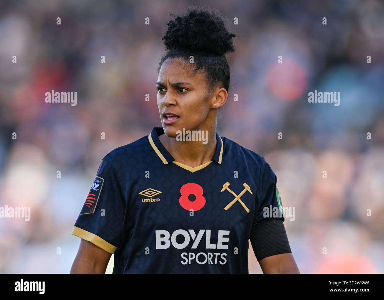West Ham United's Shekiera Martinez during the Barclays Women's Super ...
