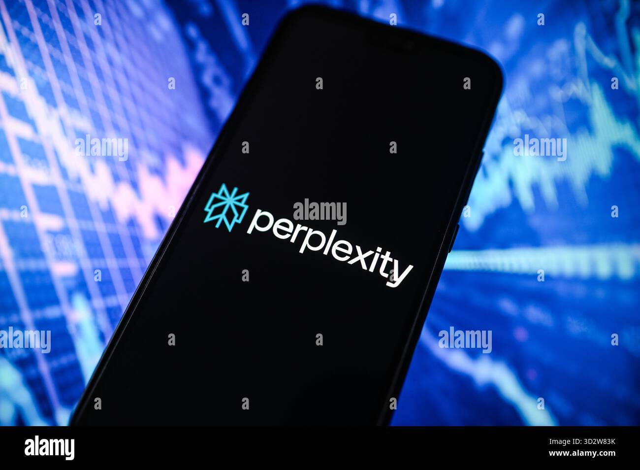 In this photo illustration, a Perplexity logo is displayed on a ...
