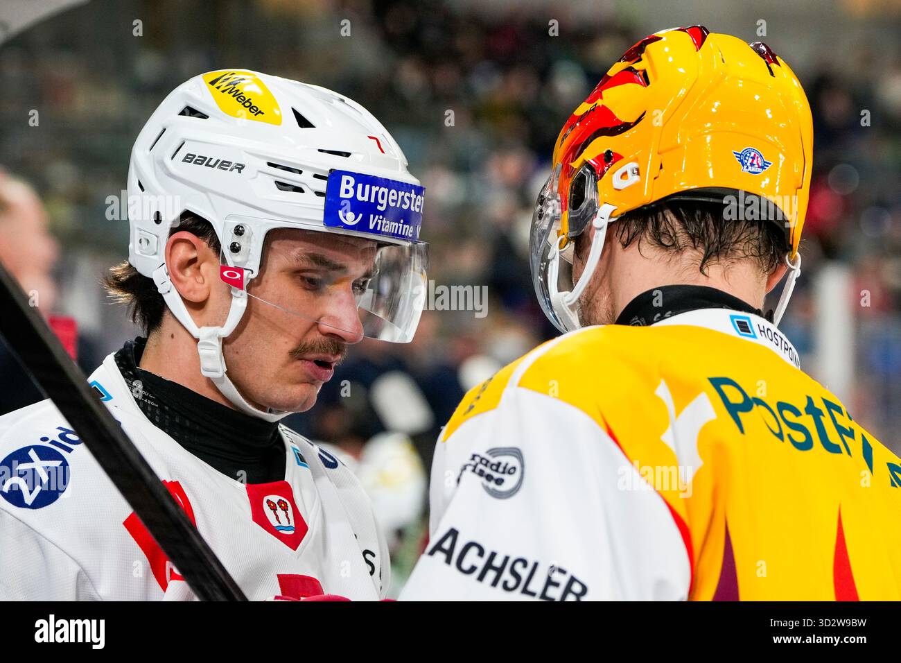 DAVOS, SWITZERLAND - NOVEMBER 1: Luca Capaul of Lakers and Topscorer ...