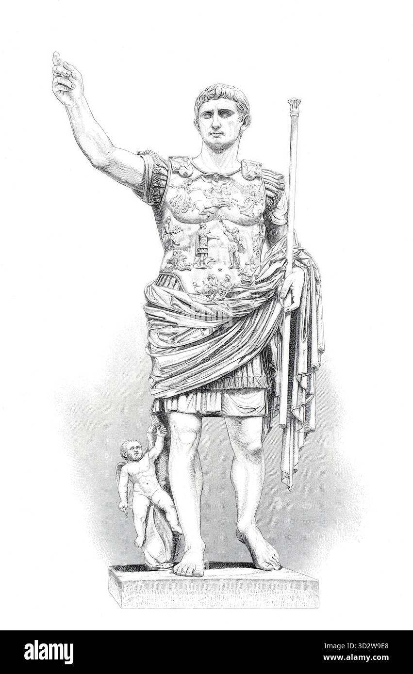 Augustus geb. 23. September 63 v. Chr. als Gaius Octavius in Rom, gest ...