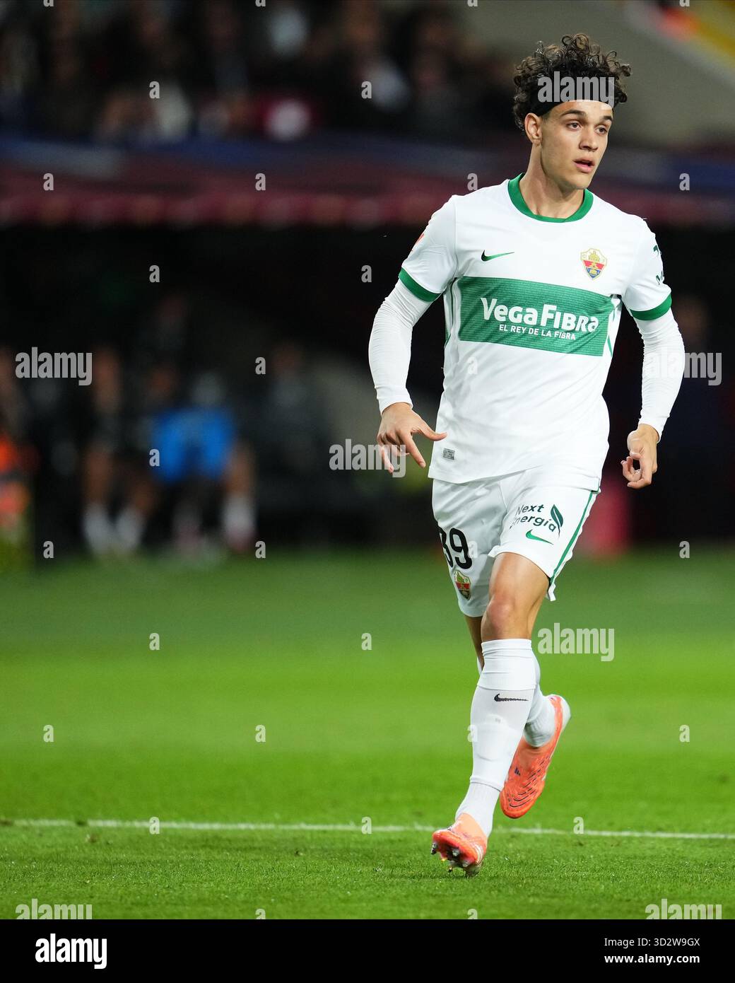 Hector Fort of Elche CF during the La Liga EA Sports match between FC ...
