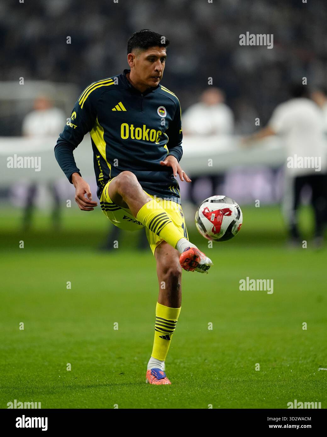 Edson Omar Álvarez Velázquez of Fenerbahce SK seen in action during the ...