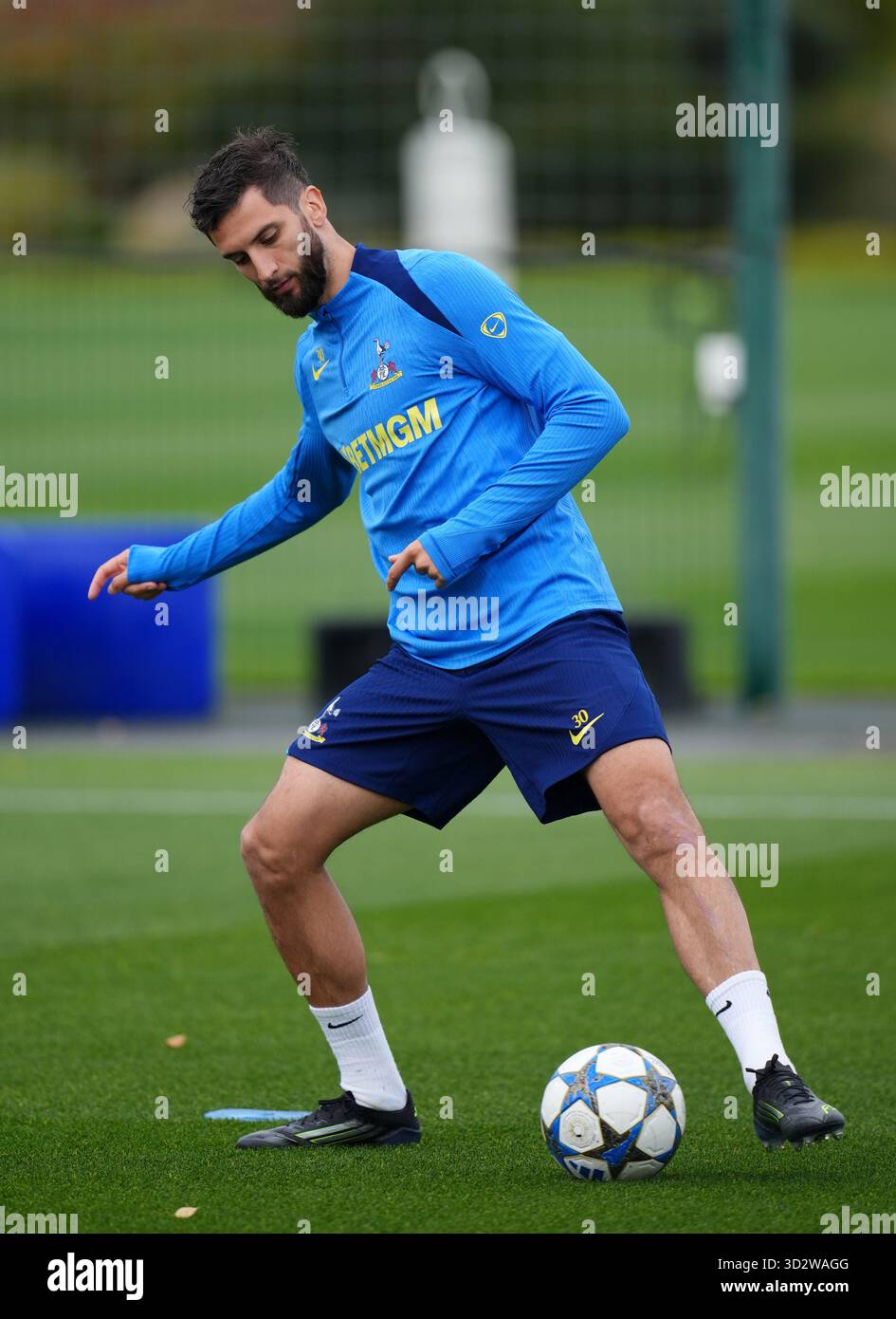 Tottenham Hotspur's Rodrigo Bentancur during a training session at the ...