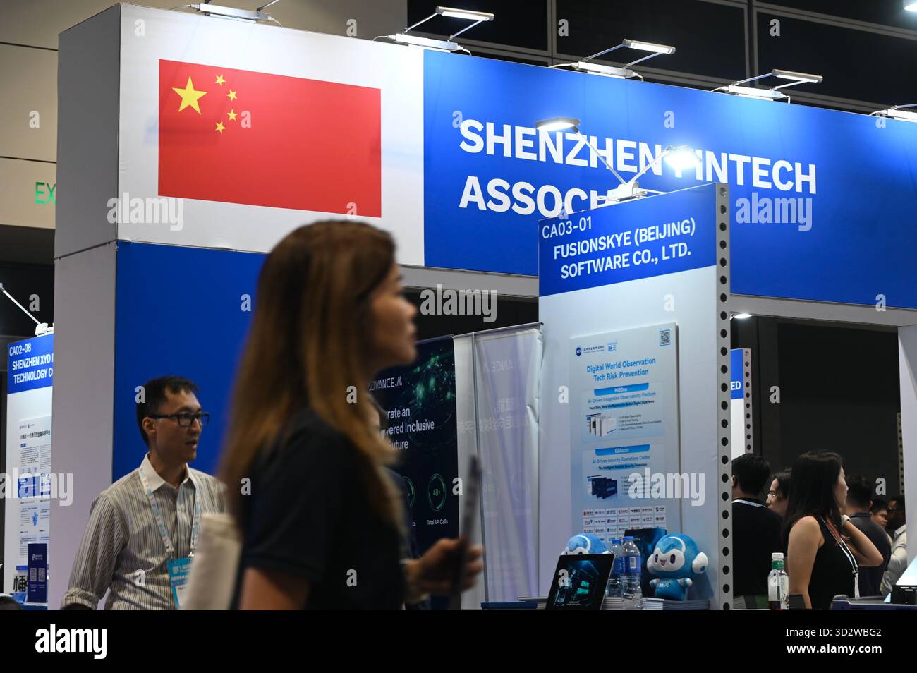 The Chinese FinTech company at Hong Kong FinTech Week on November 3 ...