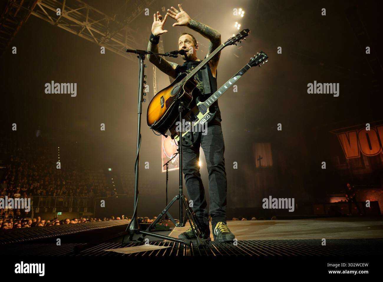 Volbeat live in der Olympiahalle, München am 6.10.2025 *** Volbeat live ...