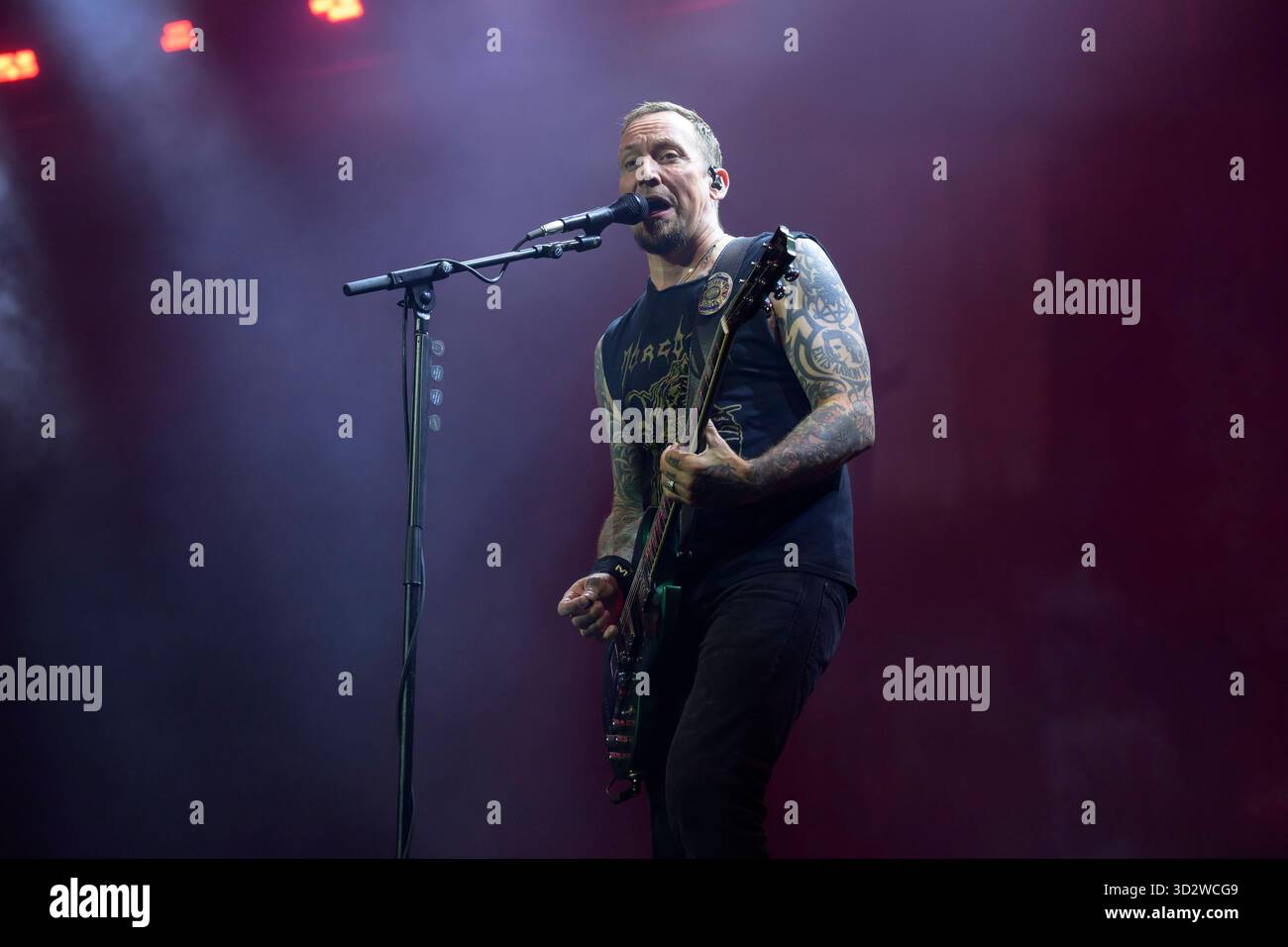 Volbeat live in der Olympiahalle, München am 6.10.2025 *** Volbeat live ...