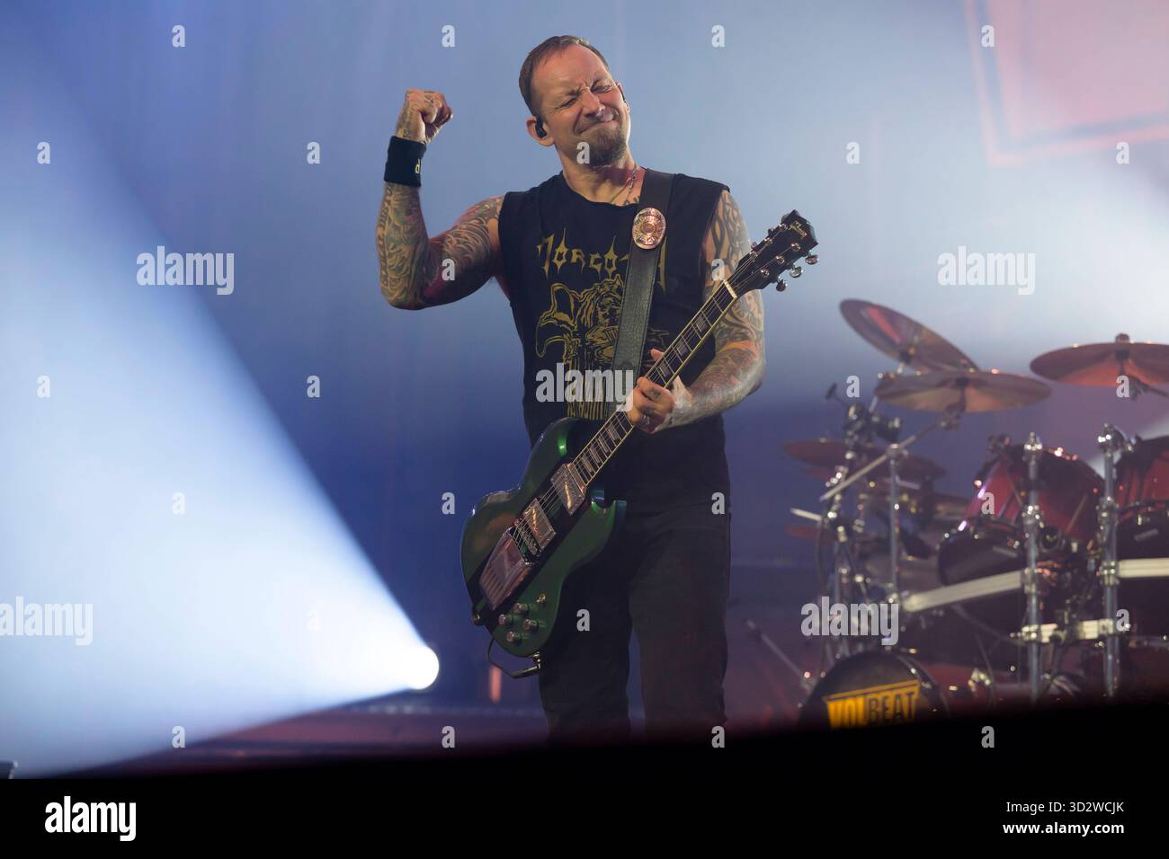 Volbeat live in der Olympiahalle, München am 6.10.2025 *** Volbeat live ...