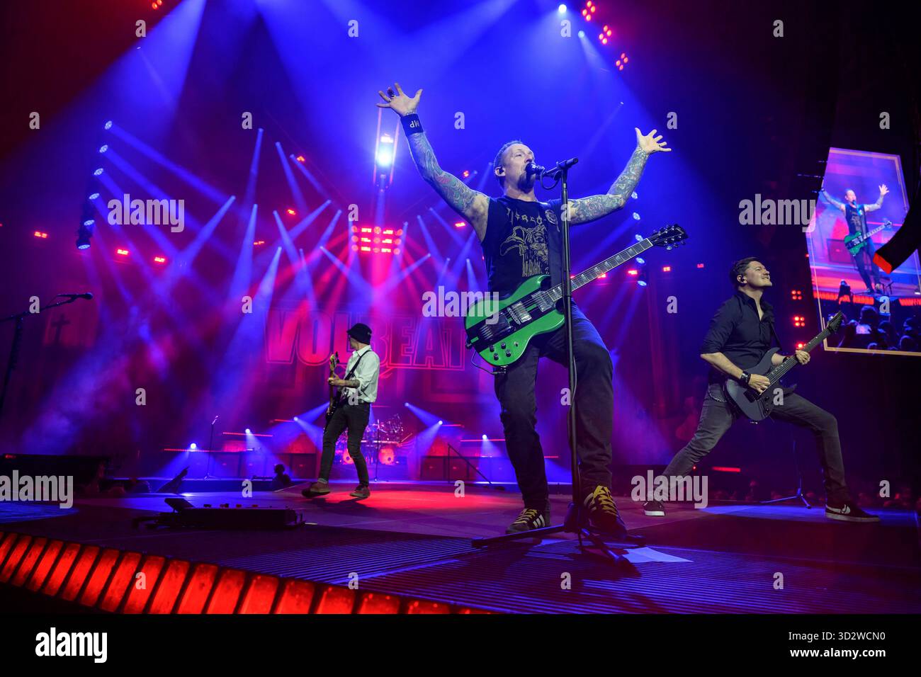 Volbeat live in der Olympiahalle, München am 6.10.2025 *** Volbeat live ...