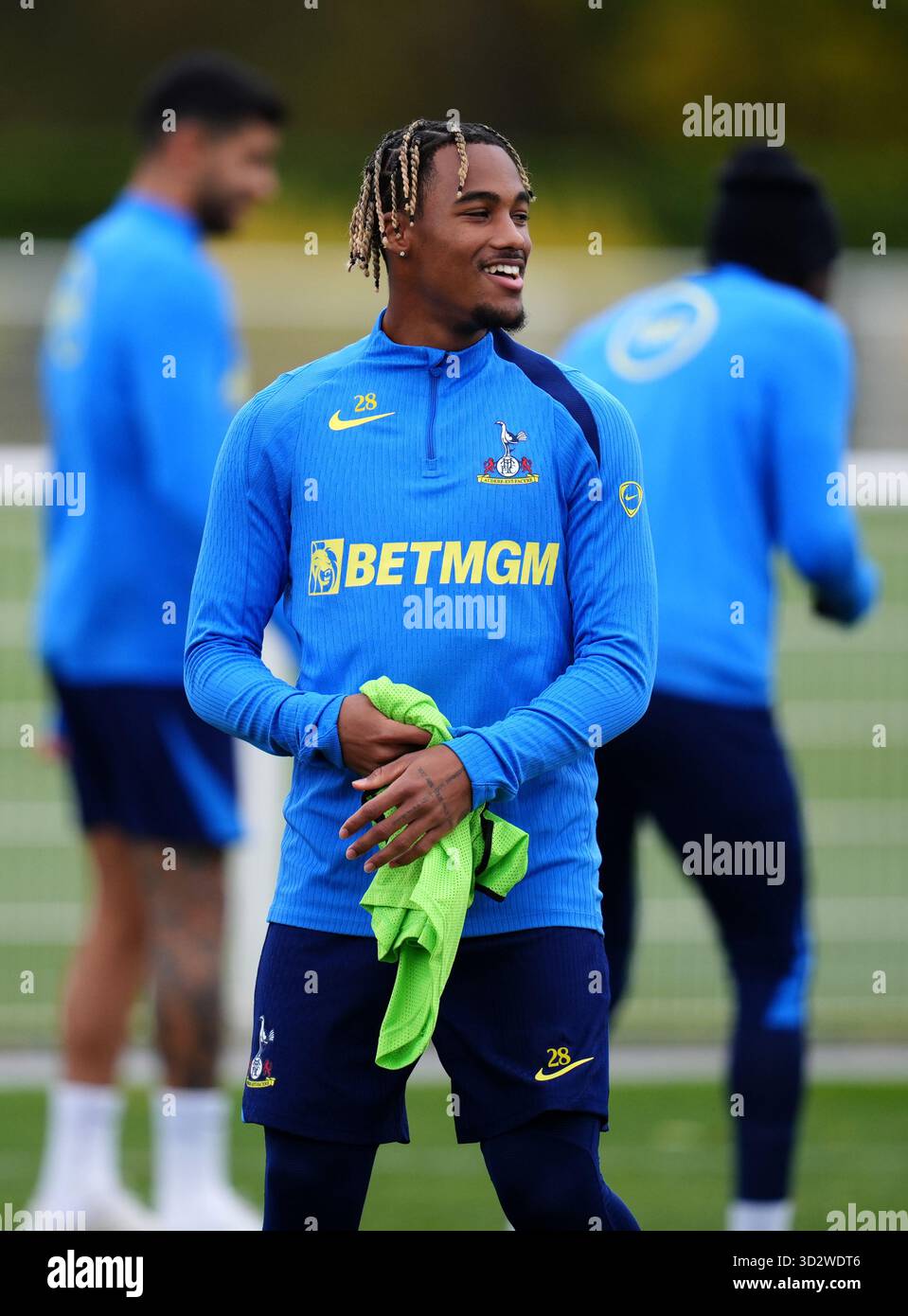 Tottenham Hotspur's Wilson Odobert during a training session at the ...