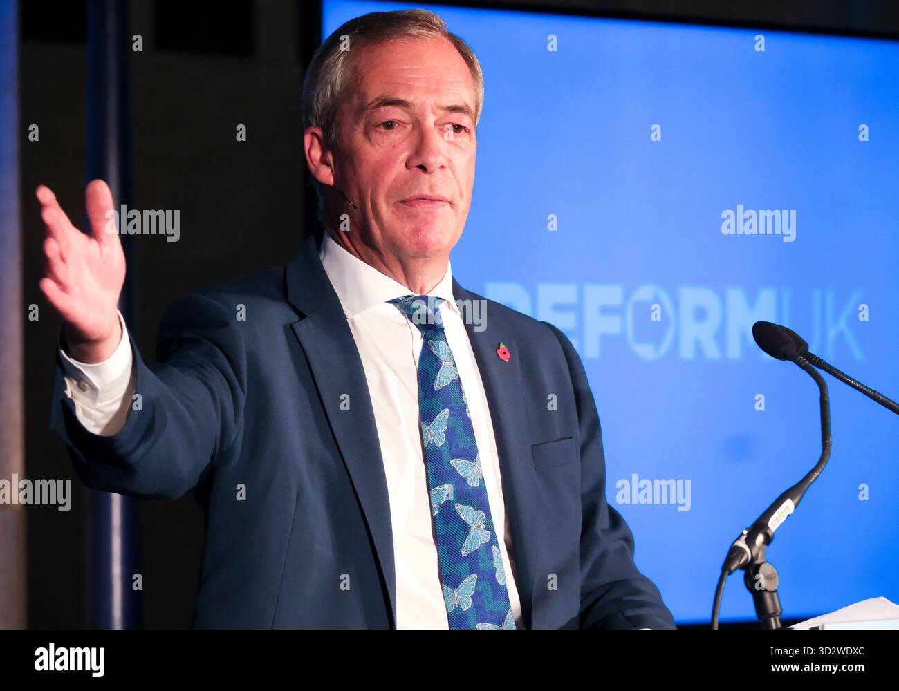 Banking Hall, 14 Cornhill, London, UK. 3rd Nov 2025. Reform Party UK ...