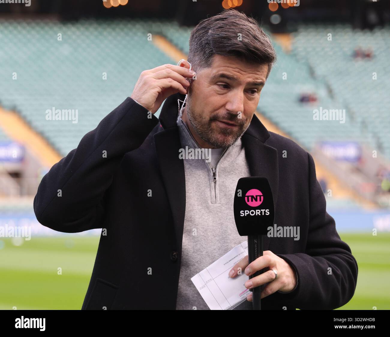 Craig Doyle who is the Irish presenter on TNT Sports during Quilter ...