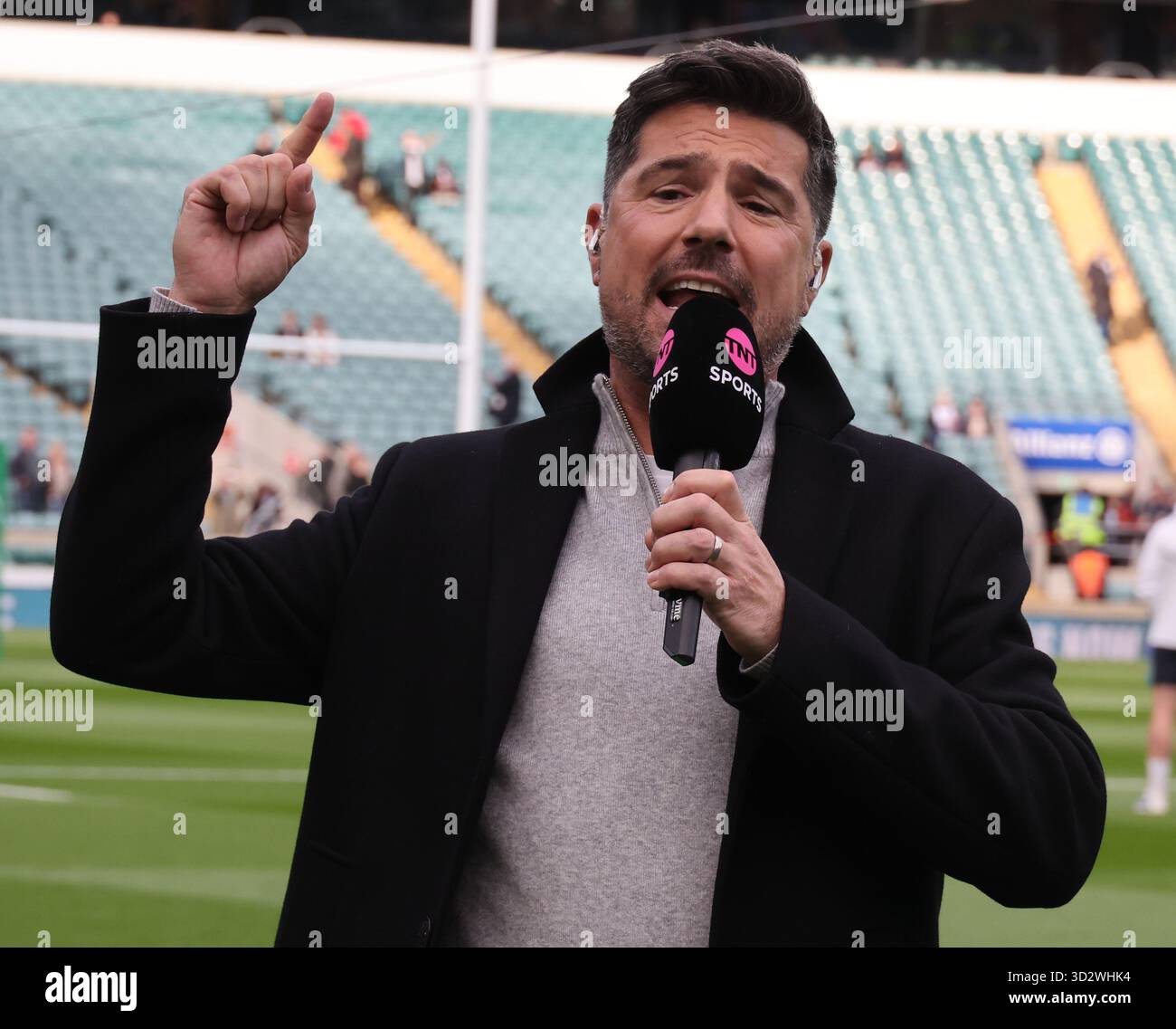 Craig Doyle who is the Irish presenter on TNT Sports during Quilter ...