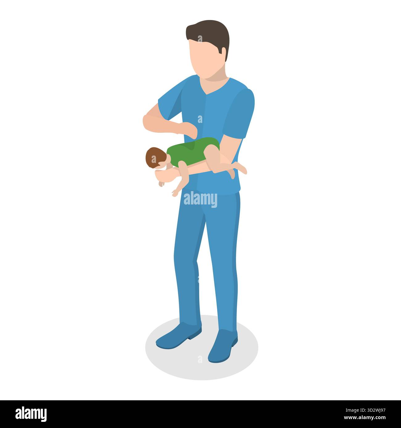 Heimlich manoeuvre baby hi-res stock photography and images - Alamy