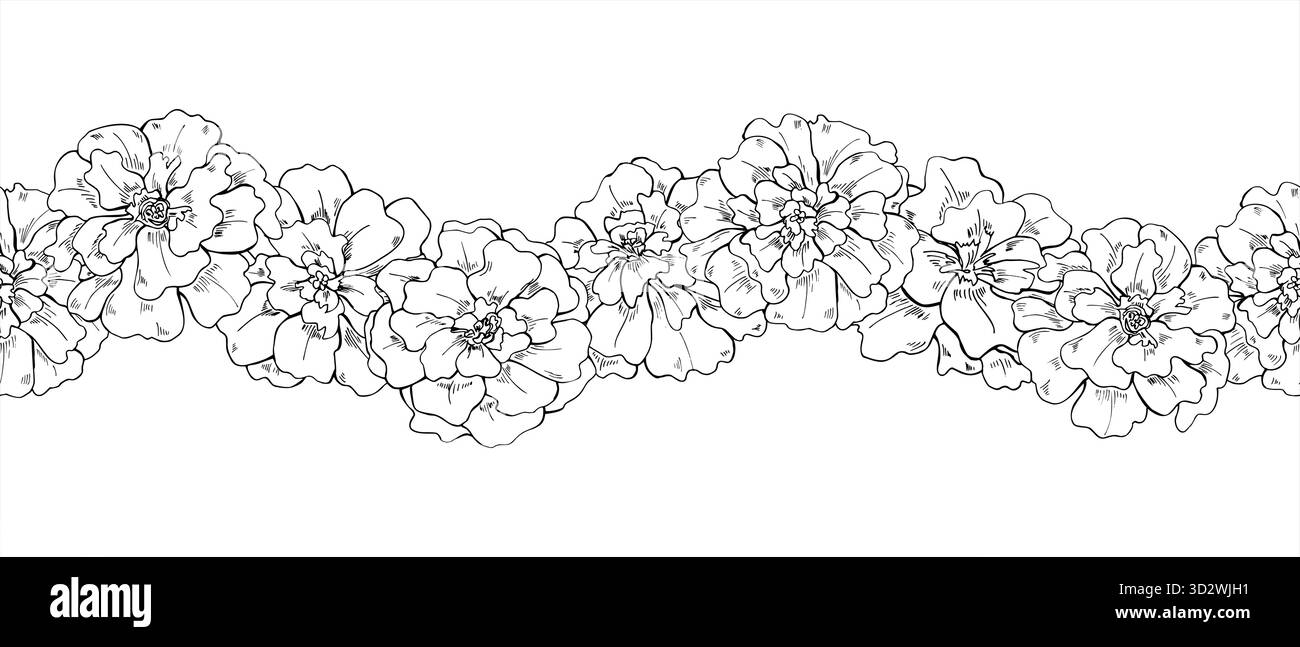 Marigold flower altar Stock Vector Images - Alamy