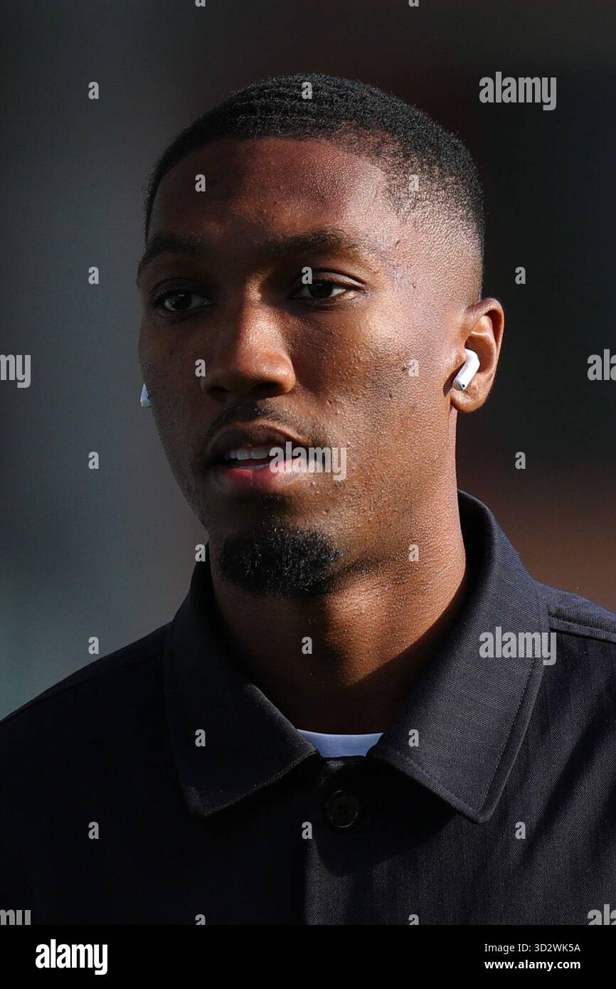 Burnley, England, 1st November 2025. Jaidon Anthony of Burnley during ...