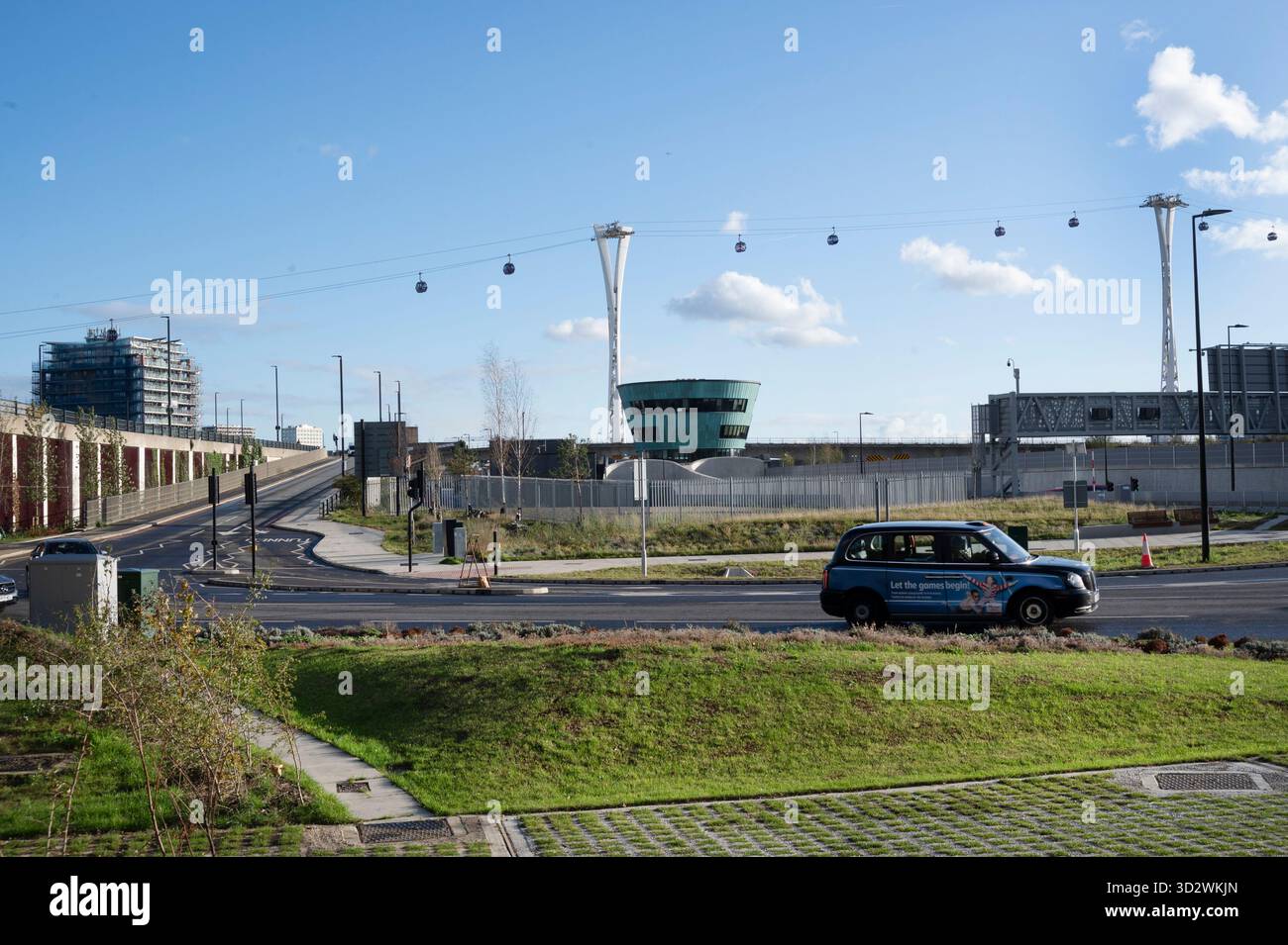 London, Docklands. Prince Regent Dock. Landscape Stock Photo - Alamy