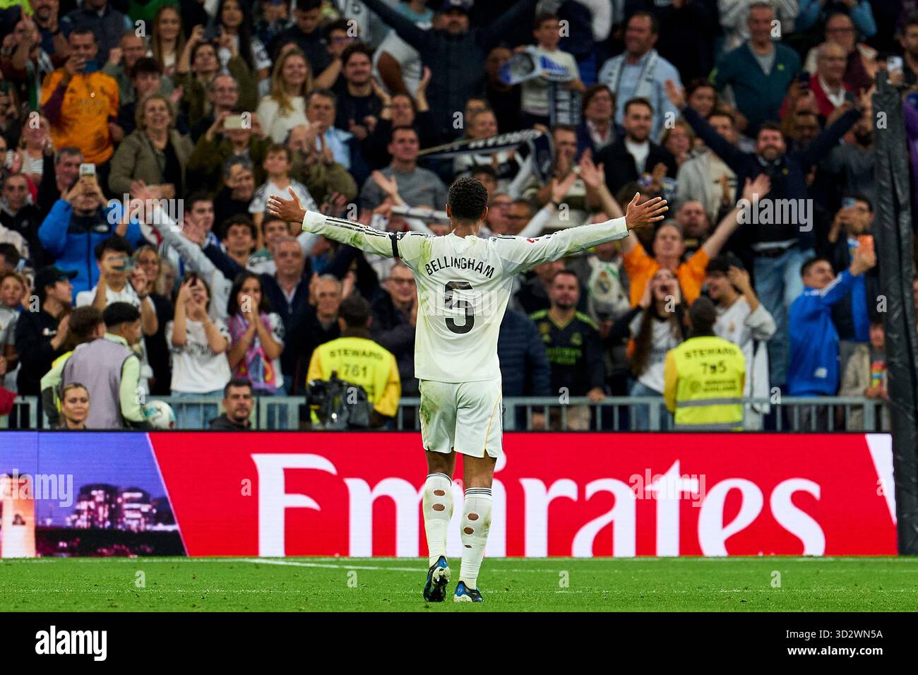 Jude Bellingham of Real Madrid CF celebrates his goal during the LALIGA ...