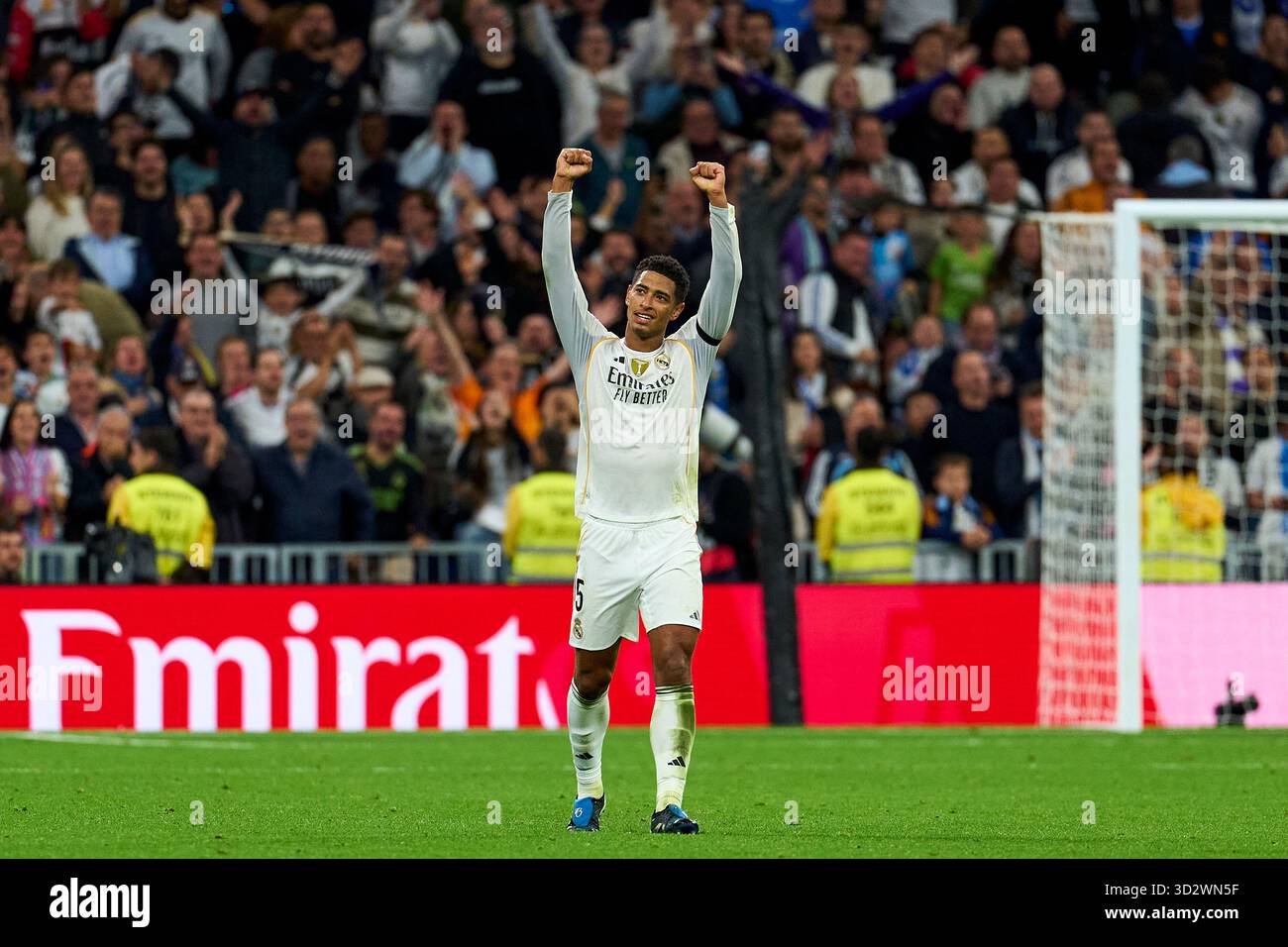 Jude Bellingham of Real Madrid CF celebrates his goal during the LALIGA ...