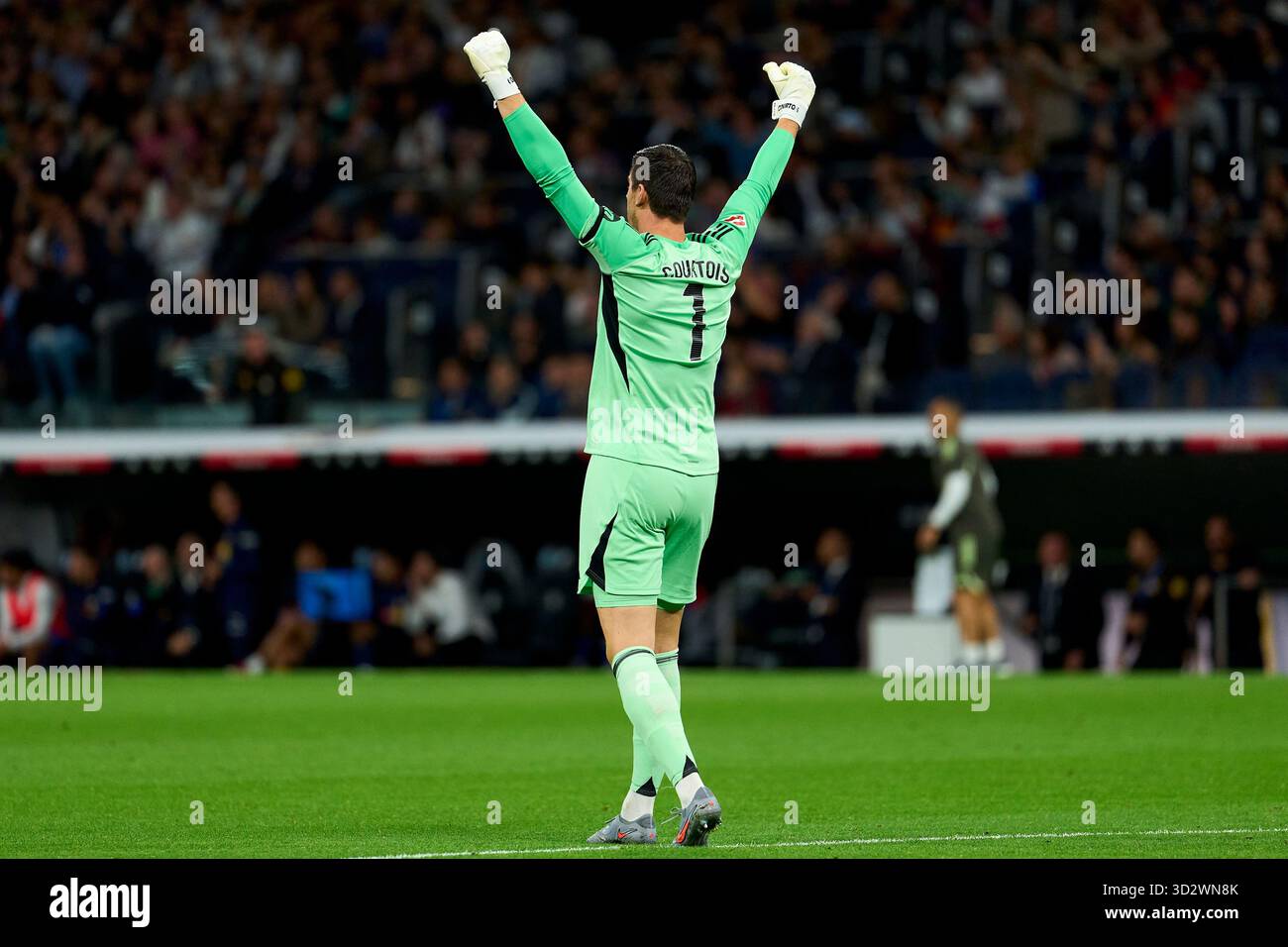Thibaut Courtois of Real Madrid CF during the LALIGA EA SPORTS match ...